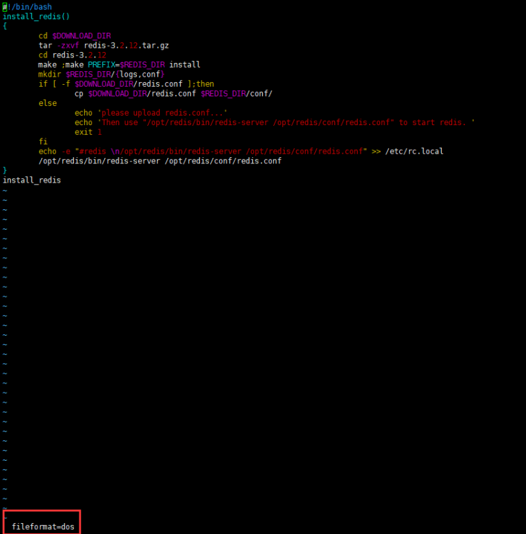 shell脚本运行提示syntax error: unexpected end of file – 俗话曰的博客